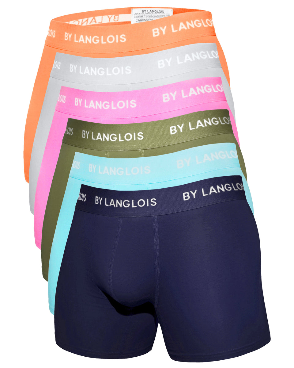6-PACK SUMMER PERFECT FIT BOXER BRIEFS – BY LANGLOIS™ | Official Store